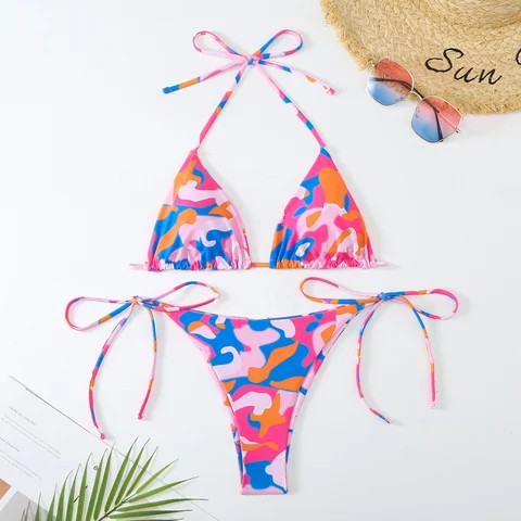 Buy Vlink Womens Swimsuit Push Up High Cut Swimwear Women Low Waist ...