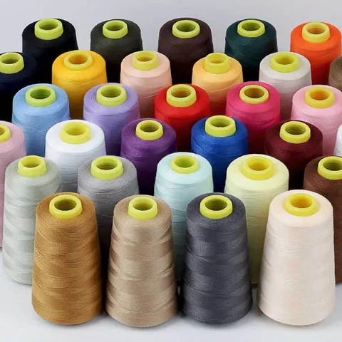 Buy Wholesale Multi Color High Strength 100 Polyester Spun 402 Hilo De ...