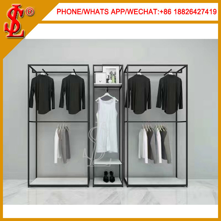 Buy Zara Clothes Shop Store Powder Coated Clothing Racks Display ...