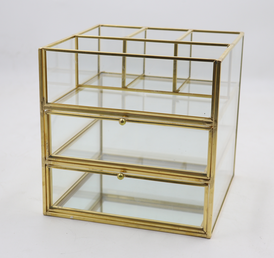 Buy Modern Luxury Jewelry Box, Metal Jewelry Box, Necklace, Ring ...