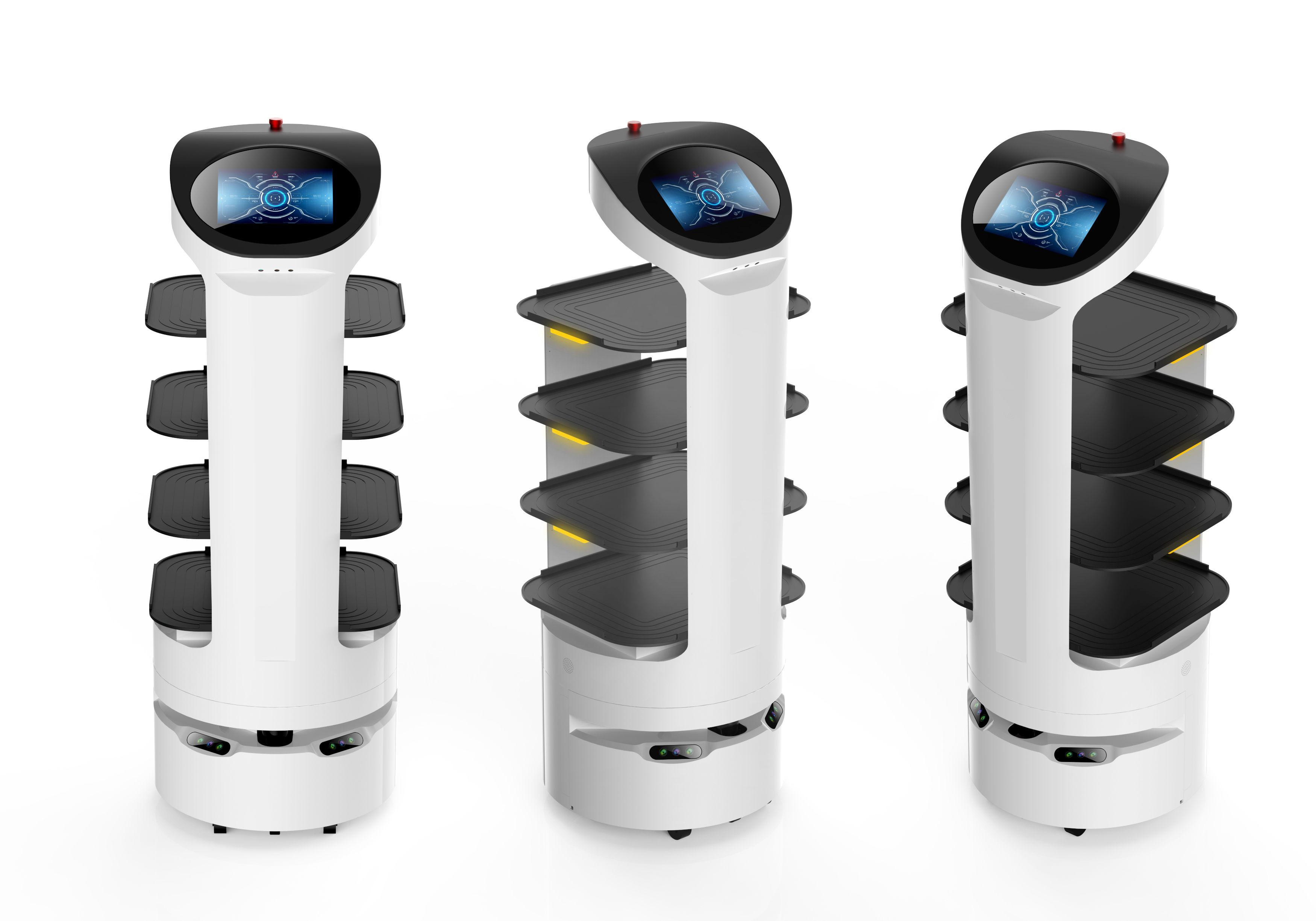 Buy Ateago Robotiks F3 Food Delivery Robot Carrier Transport Robot ...