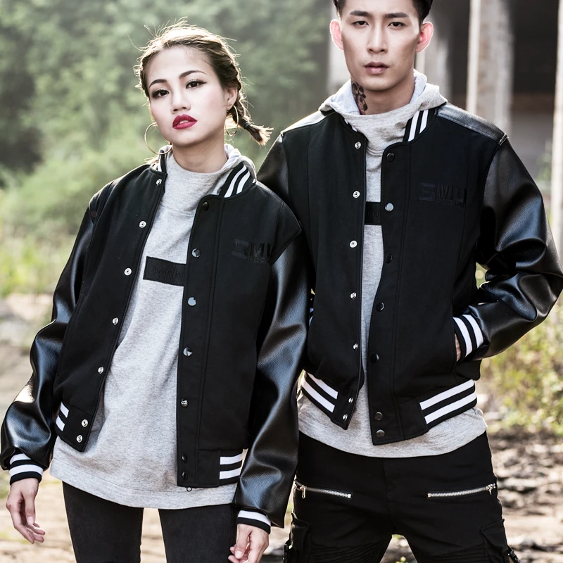 Buy Custom Unisex Wool Leather Letterman Varsity Bomber Jacket from ...