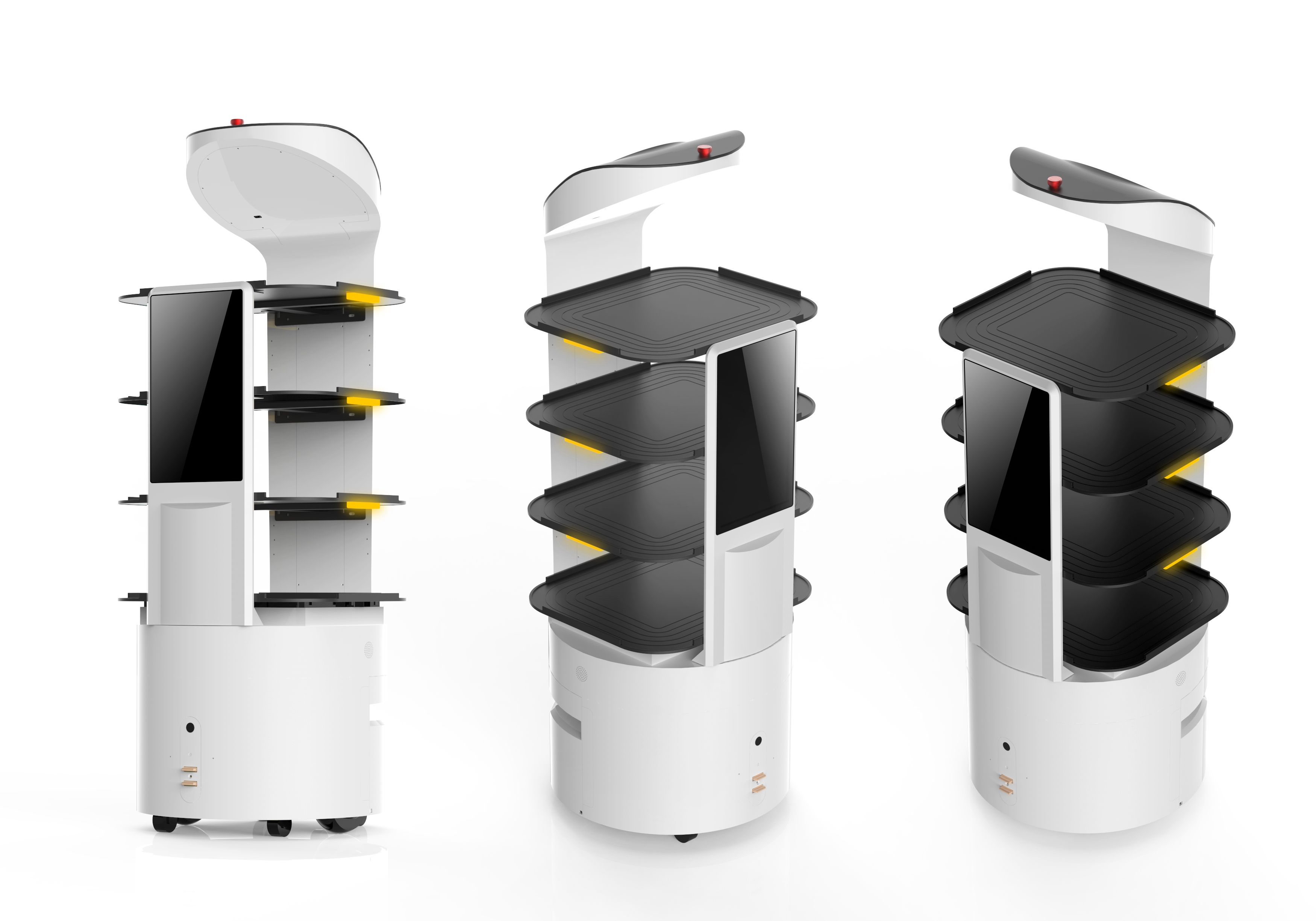 Buy Ateago Robotiks F3 Food Delivery Robot Carrier Transport Robot ...