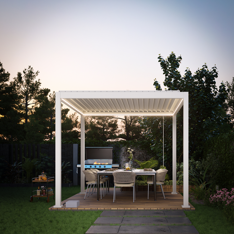 Buy Aluminum Pergola from Guangdong YONGFENG LIHUA Shading Technology ...