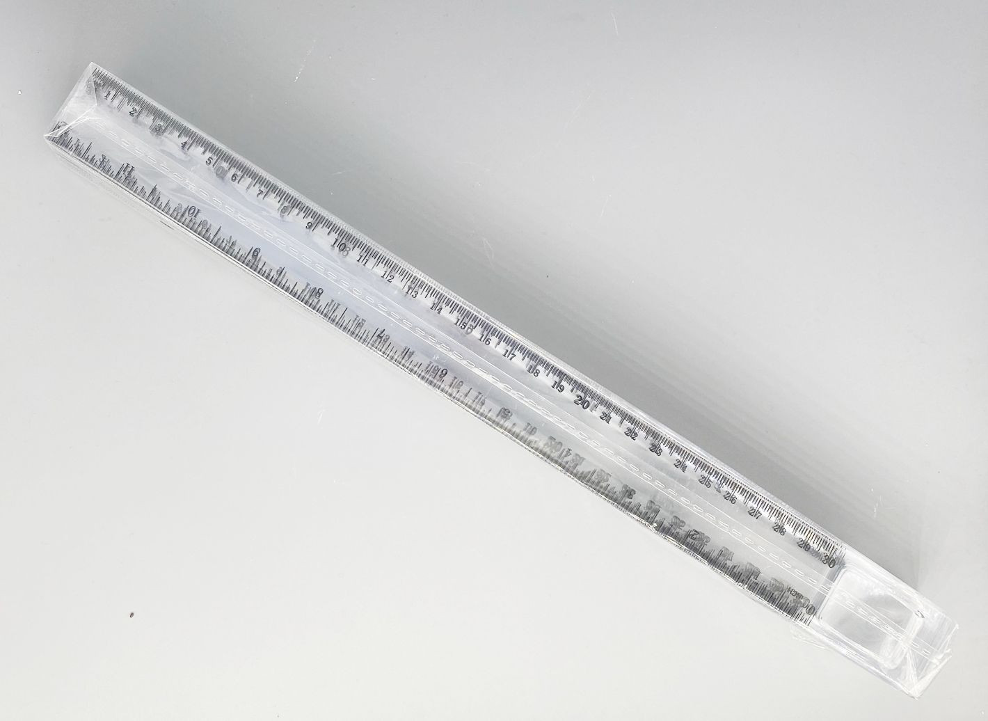 Buy Plastic Ruler With Magnifier 30cm from CHIZHOU QINGHE TRADING CO ...