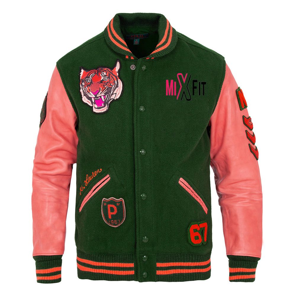 Buy Letterman Varsity Jacket Cow Leather Sleeves from MIXFIT APPARELS ...