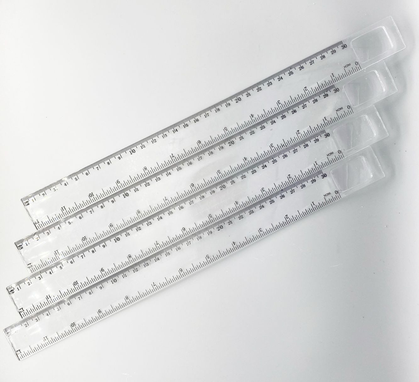 Buy Plastic Ruler With Magnifier 30cm from CHIZHOU QINGHE TRADING CO ...