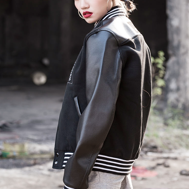 Buy Custom Unisex Wool Leather Letterman Varsity Bomber Jacket from ...