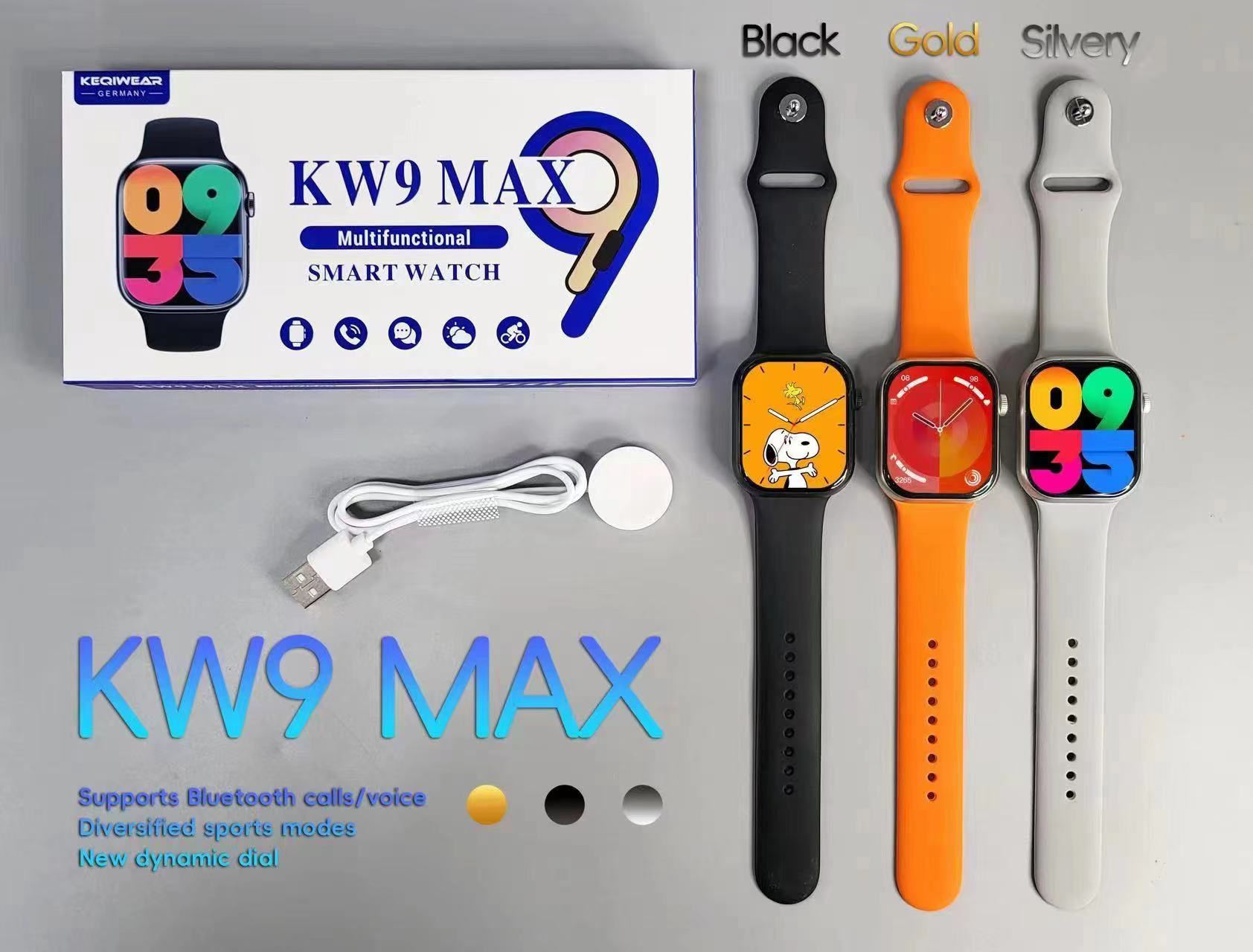 Buy Kw9 Max Smartwatch Series9 Fitness Tracker 2.2inch from Shenzhen ...
