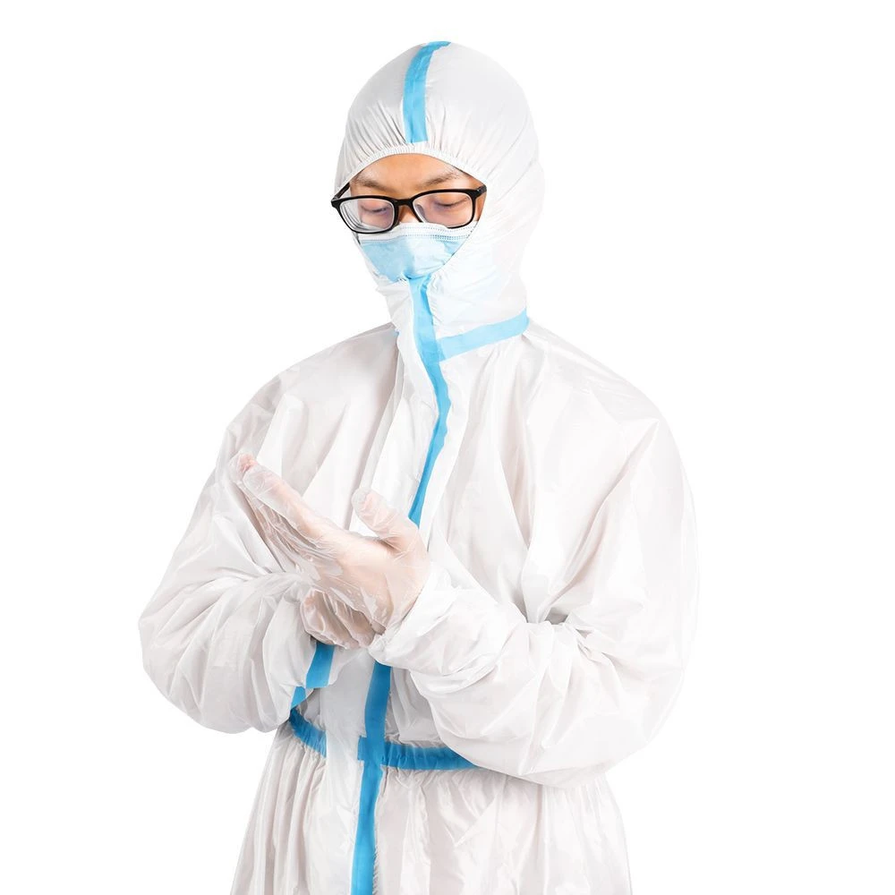 Buy Corona Virus Disposable Coverall Personal Protection Cloth Suit ...