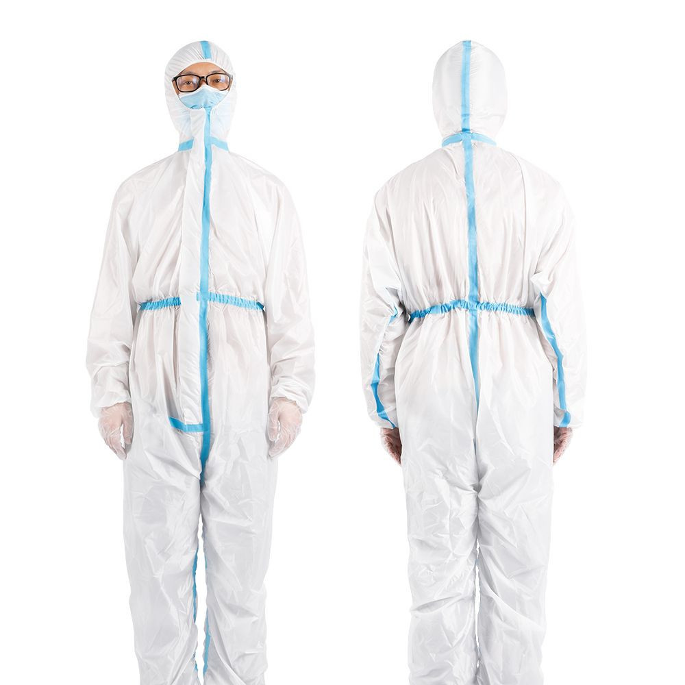 Buy Corona Virus Disposable Coverall Personal Protection Cloth Suit ...