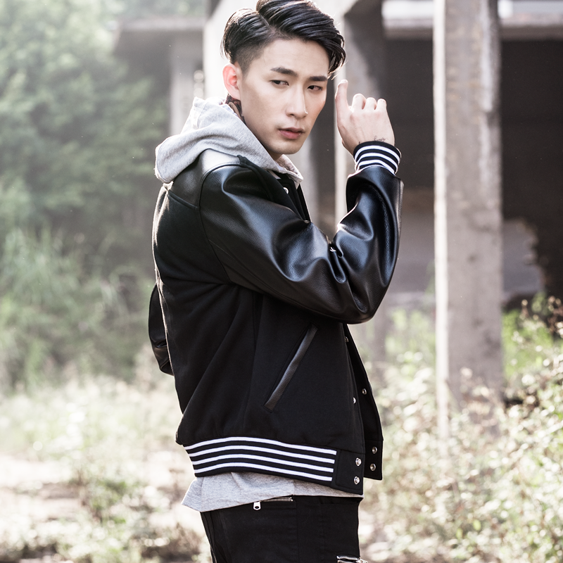 Buy Custom Unisex Wool Leather Letterman Varsity Bomber Jacket from ...