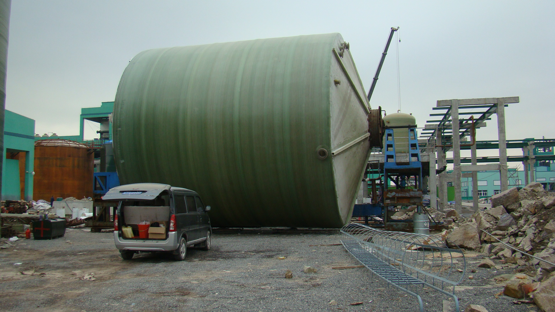 Buy Frp Winding Machine Water Treatment Vessel Tank Equipment Winding ...