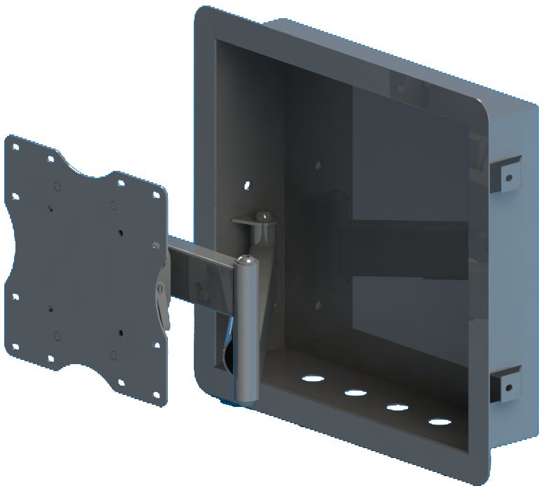 Buy In-wall Recessed Tv Mount from Kunshan Chaoyifan Electronic Co.,Ltd ...
