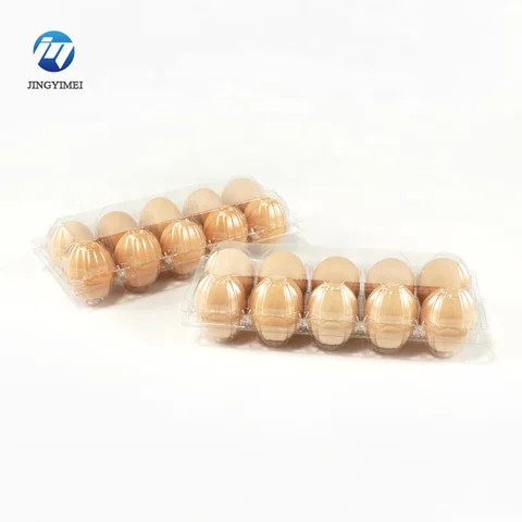 Buy 10 15 Holes Clear Plastic Egg Cartons Plastic Egg Storage Box ...