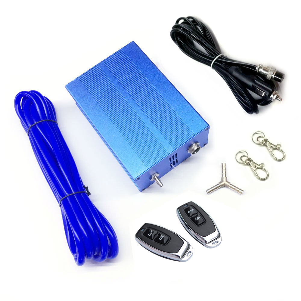 Buy 12v Exhaust Vacuum Valve Muffler With Remote Control Noise Car Egr ...
