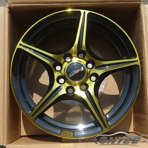 Buy 17 Vw Mag White Tires 20 15 4 30 Black Monoblock Alloy Wheels 16 ...