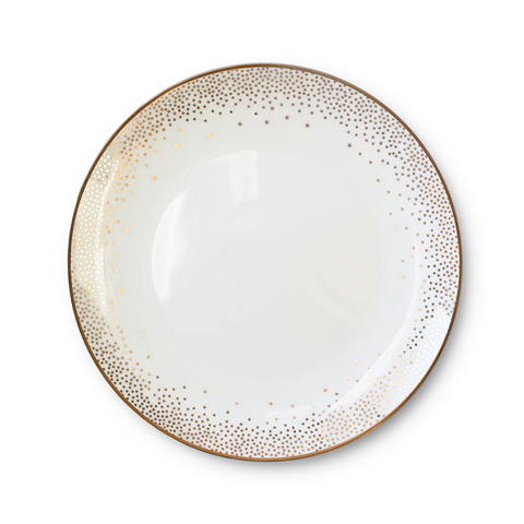 Buy 2021 Porcelain Dinnerware Luxury Gold Rim Shape White Ceramic ...