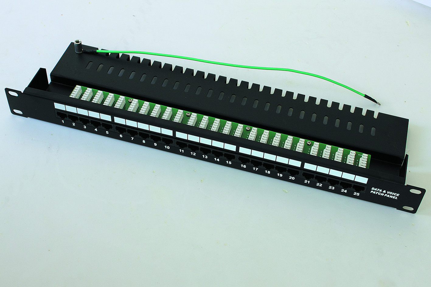 Buy 25 Port Cat.3 Telephone Patch Panel from Cixi Qiyan Communication ...