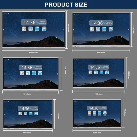 Buy 55 Inch Education Smart Whiteboard Touch Screen Monitor Interactive ...