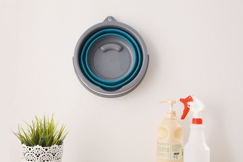 Buy 5l Portable Retractable Outdoor Water Storage Plastic Bucket ...