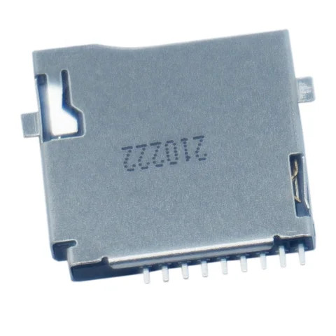 Buy 9pin Push Push Sinking Pcb Board Tf Micro Sd Card Connector from ...