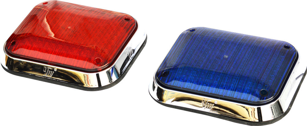 Buy Amber Led Ambulance Blue Square Warning Light Strobe Light from ...