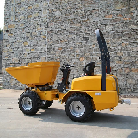 Buy Automatic Manual Mini Tracked Dumper Hydraulic Diesel Dump Transporter Multifunctional Wheel ...
