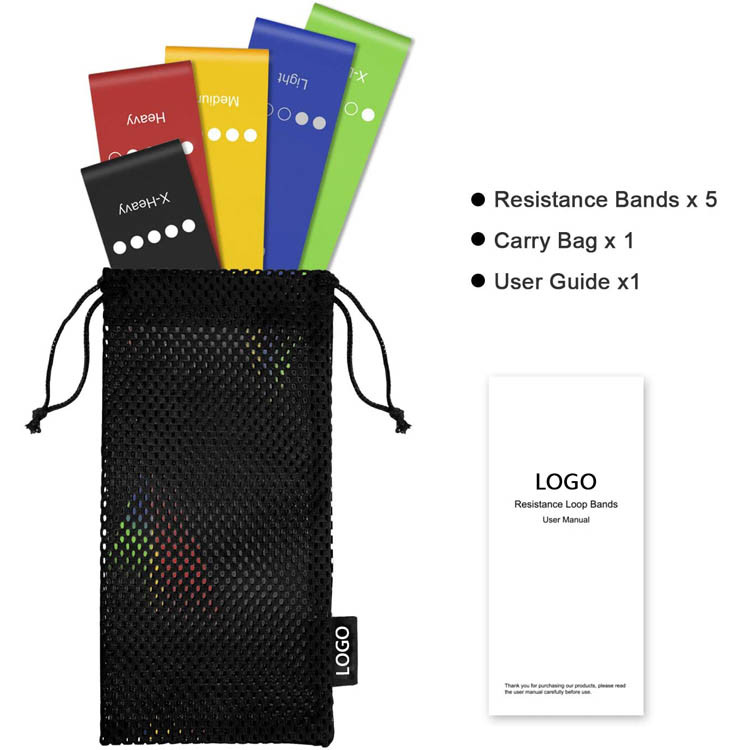 Buy Blx Custom Printed Logo Loops Bandas De Resistencia Yoga Gym ...