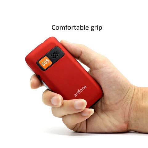 Buy Cf241a Red 2.4inch Good Keypad Phone Unlocked Big Button Mtk Flip ...