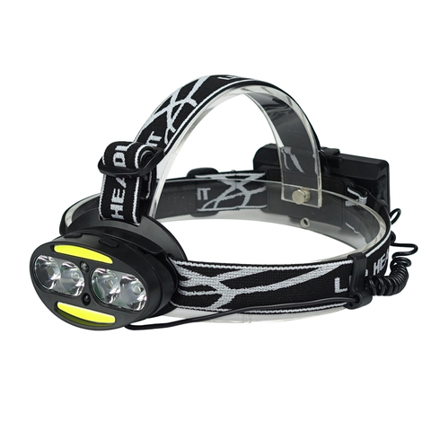 Buy Cob Led Headlamp Sensor Headlight Rechargeable Led Headlamp Head ...