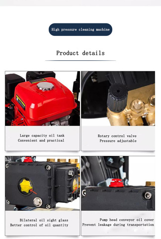 Buy Commercial Gasoline Diesel Car Washing Machine Ultra High Pressure ...