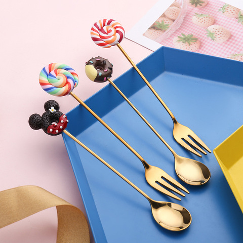 Buy Cross-border Hot-selling Cute Mickey Donut Mixing Spoon Creative ...