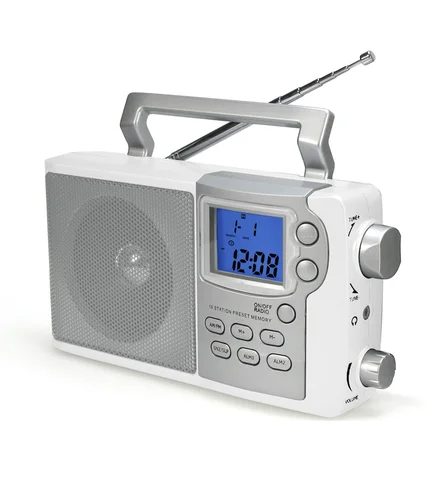 Buy Ct-2418 Big Lcd Display With Blue Backlight Am Fm Sw 1-10 Radio 96 ...