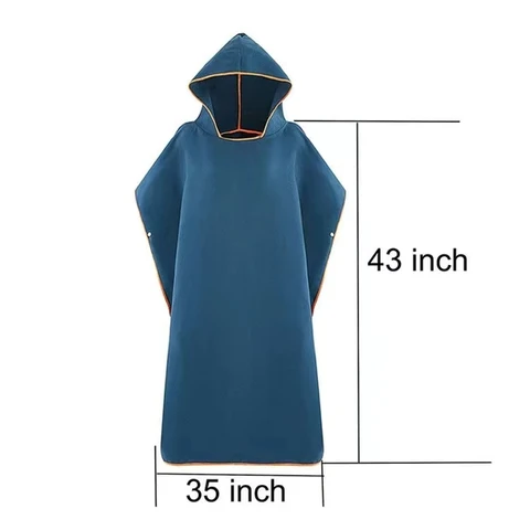 Buy Custom Adult Surf Poncho Microfiber Suede Quick Dry Changing Towel ...