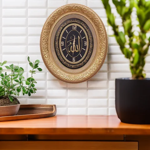 Buy Custom Newest Design Islamic Azan Wall Clock And Home Decor Bedroom ...
