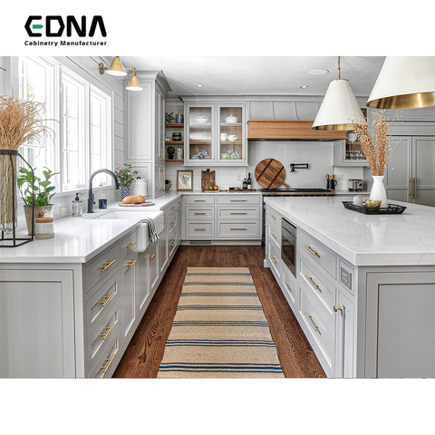 Buy Edna Complete Full Set White Kichen Cabinets Modern Kitchen ...