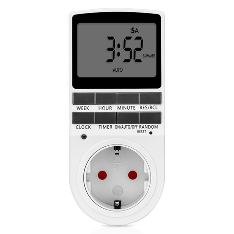 Buy European Standard 2 Pin Plug-in Programmable Digital Timer Switch ...