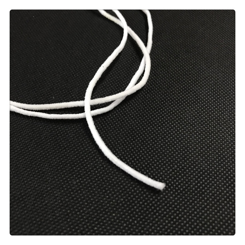 Buy Factory 3mm Soft Earloop Round Elastic Webbing For Disposable Face ...