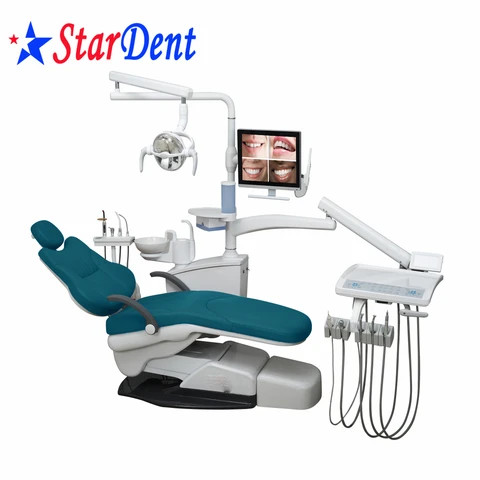 Buy Factory Comfortable Dental Chair Unit Up-mounted With Real Leather ...
