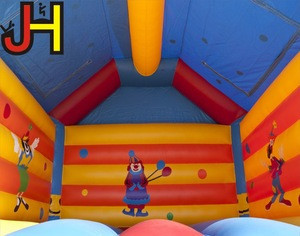 Buy Funny Inflatable Clown Bounce House, Clown Theme Bouncy Castle With ...