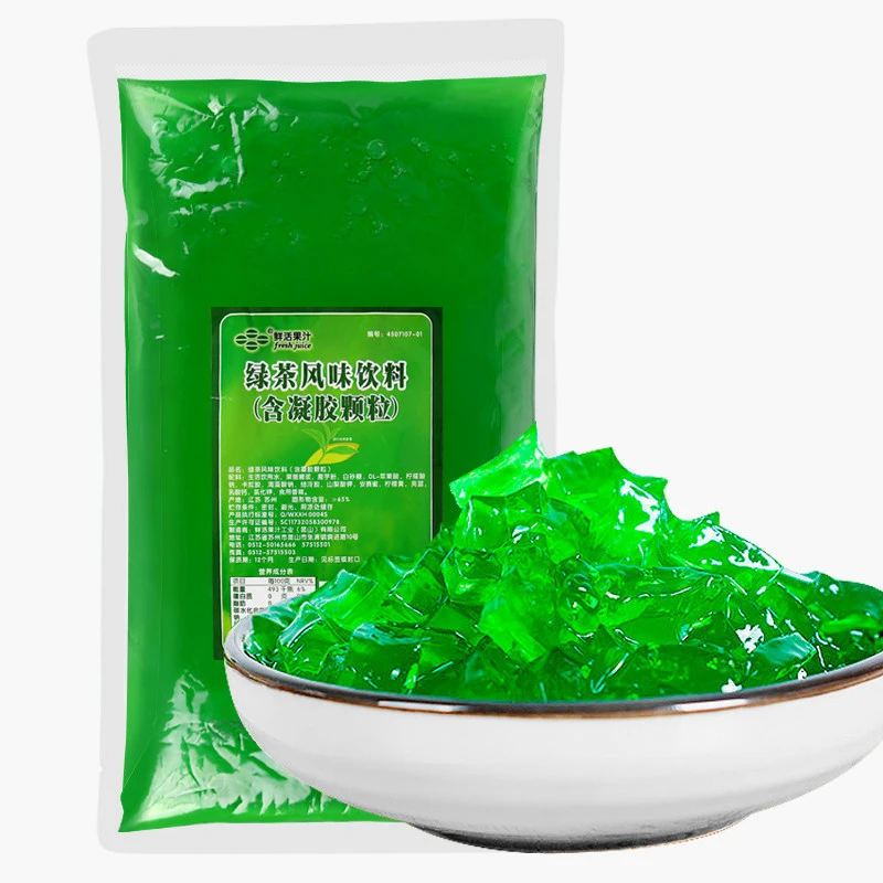 Buy Green Tea Crystal Milk Tea Beverage Ingredients Green Tea Granule ...