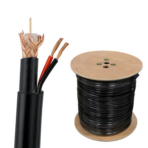 Buy High Performance Coaxial Cable Rg59 With 2c Power Cable Rg59 Cctv ...