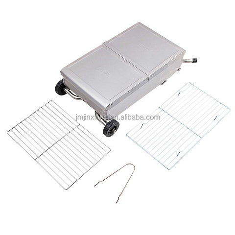 Buy Home Barbecue Grill Outdoor Stainless Steel Folding Bbq Charcoal ...