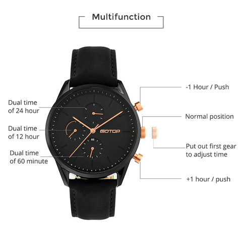 Buy In Bulk Luxury Original Multifunction Hands Watch Makers Mens Brand ...