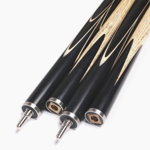 Buy Lp Challenger Snooker Cue With Case 9.8mm Tips Ash Shaft 3/4 Brass ...