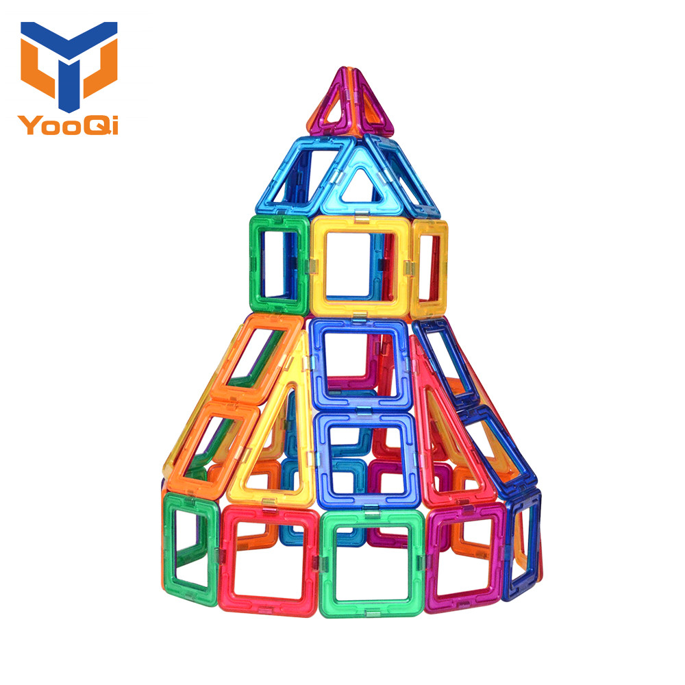 Buy Mb121 Pcs Colorful Magnetic Toys Magnetic Blocks Plastic ...