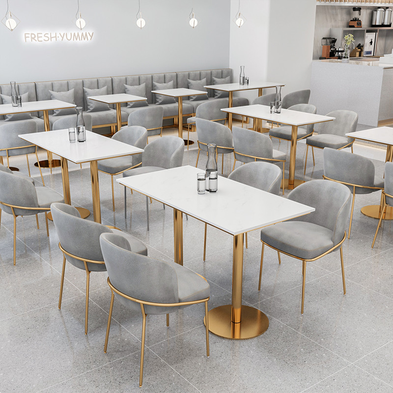 Buy Milk Tea Shop Table And Chair Combination Coffee Shop Dessert Shop ...