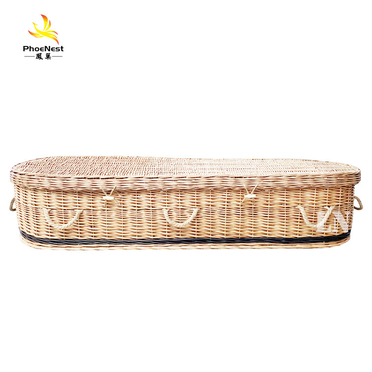 Buy Pet Coffin Casket Funeral Casket Wicker Coffin Eco-friendly Coffin ...