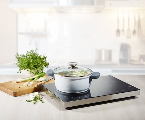 Buy Portable Counter Top Cooking Stove Double Induction Cooker 3500w ...